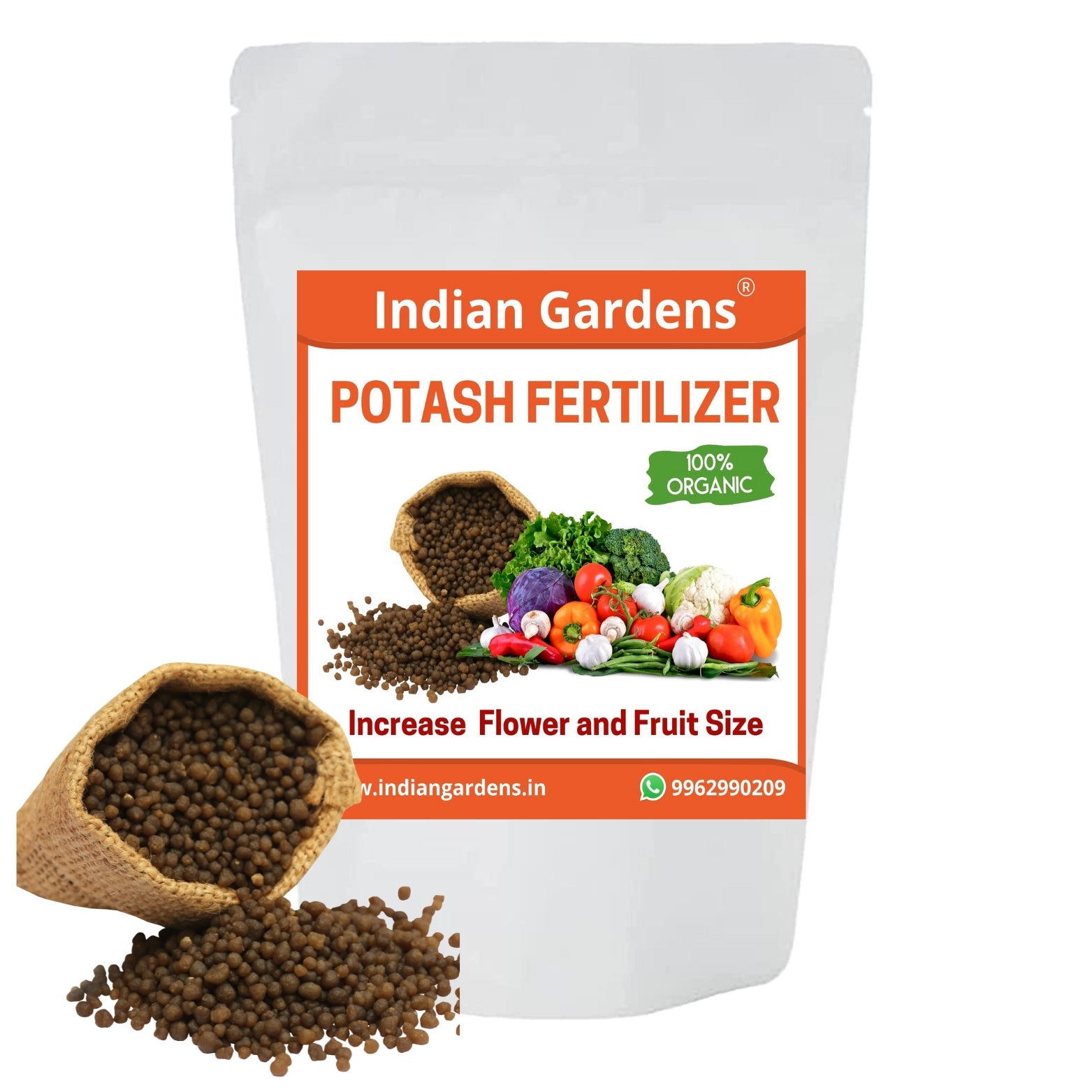 Organic Potash - 0.5 Kg – Indian Gardens